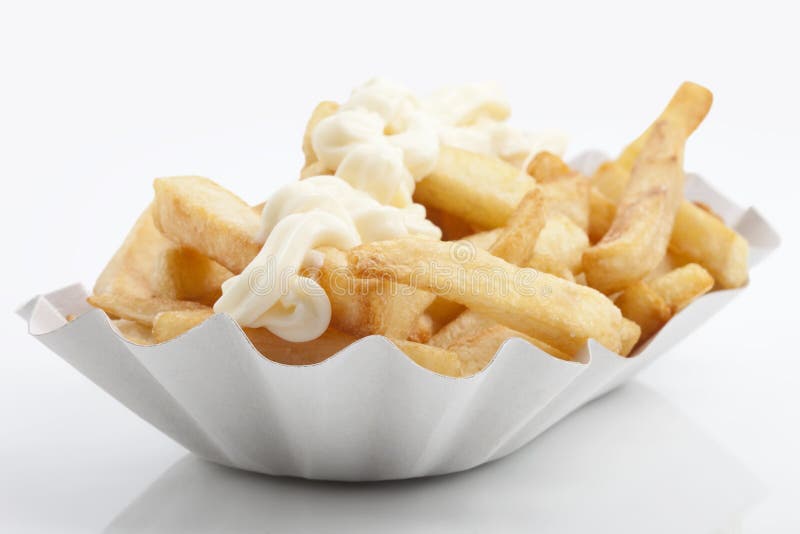 French fries isolated stock image. Image of food, background - 20841053