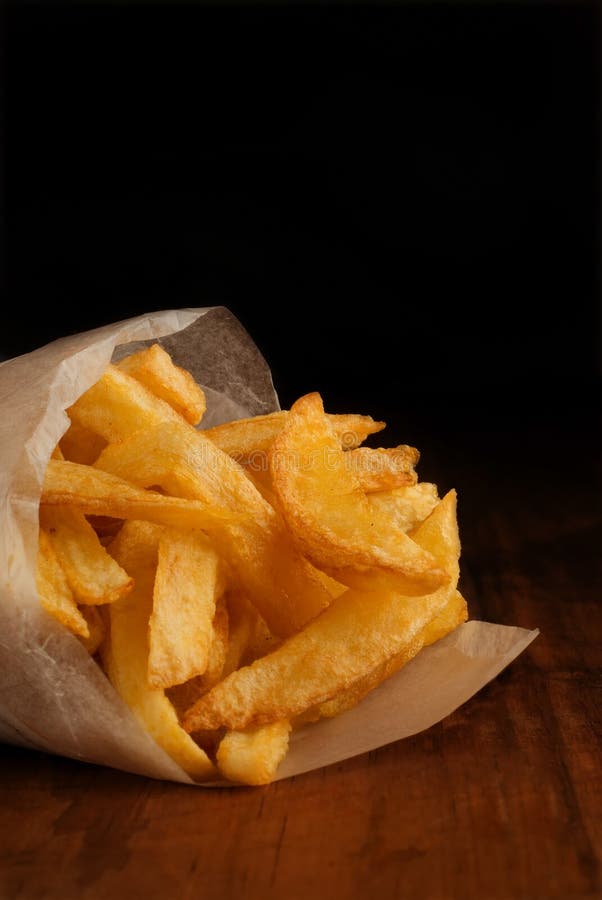 French fries in packet stock image. Image of packet, crunchy - 8528571