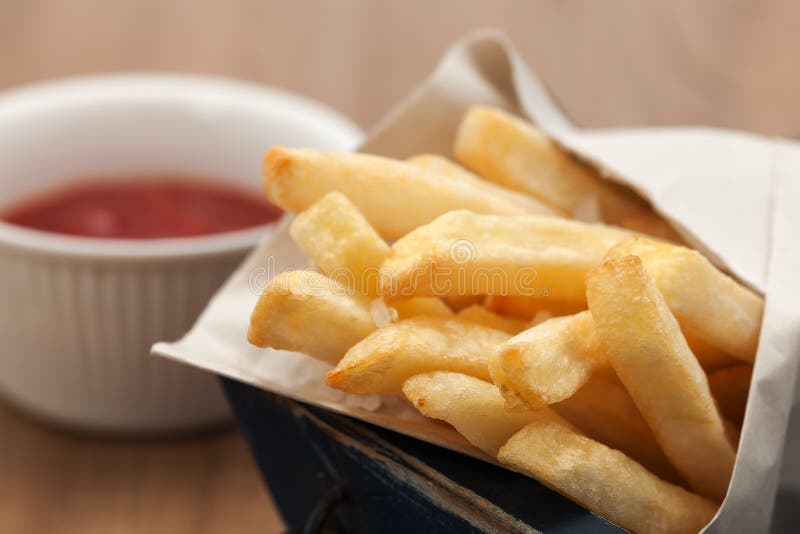 French fries stock image. Image of potato, fastfood, wood - 42523171