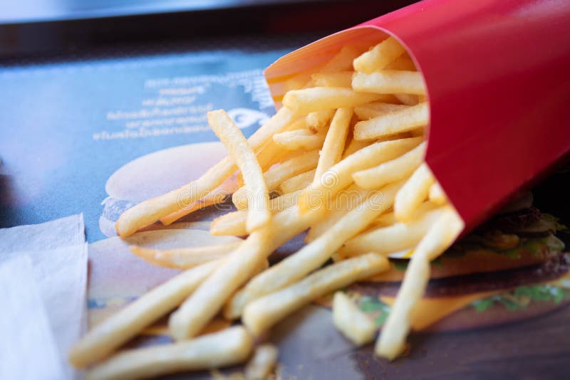 French fries in restaurant stock image. Image of fastfood - 172903773