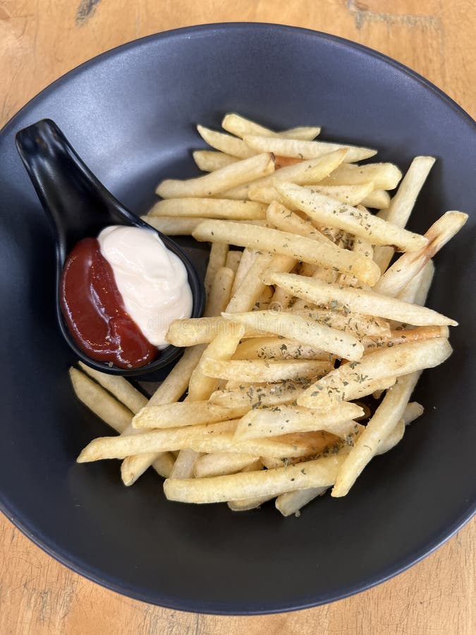 French Fries Stick Fast Food Dish. Stock Image - Image of fries ...