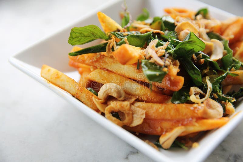 French Fries with Thai Spicy Stock Image - Image of cooked, cafe: 136972633