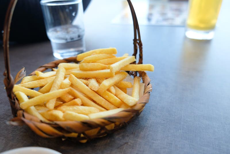 French Fries the Ultimate Fast Food Snack Stock Image - Image of ...