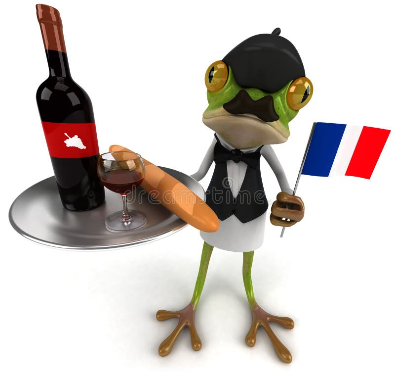 French frog stock illustration. Illustration of ecology - 15436896