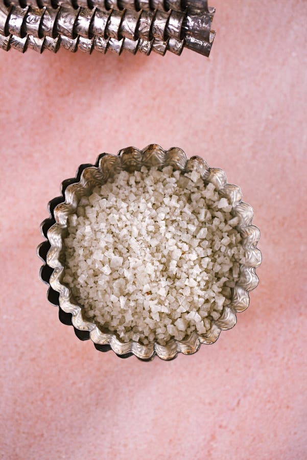 French Grey Sea Salt in French Vintage Molds Stock Photo - Image of ...