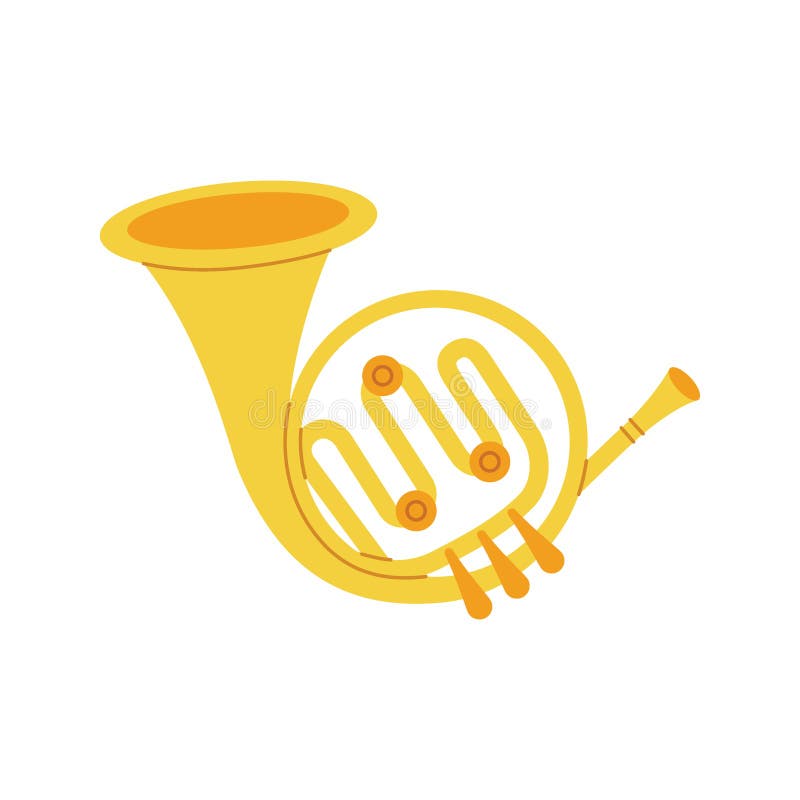 Musical Instruments Horizontal Outline Banner. Vector Illustration for ...