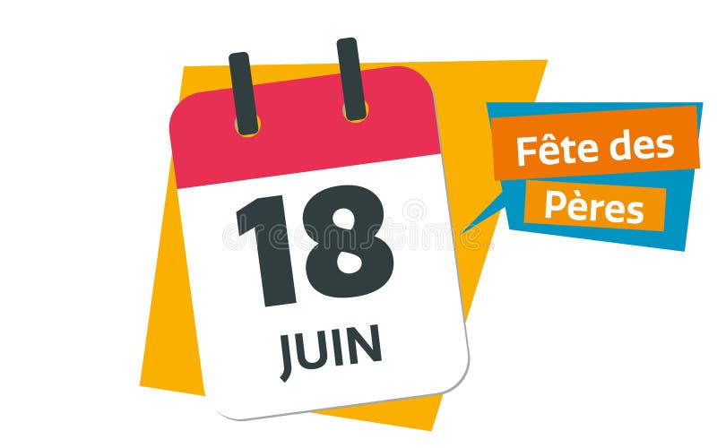 French June 18 2023 Calendar Stock Vector - Illustration of vector ...