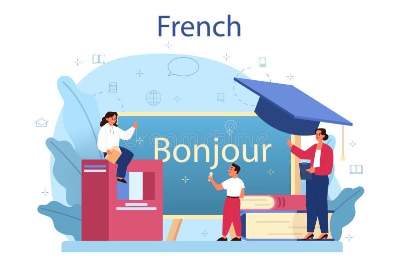French Language Course Stock Illustrations – 1,759 French Language ...