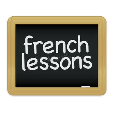 French Lessons Chalkboard EPS Stock Vector - Illustration of foreigners ...