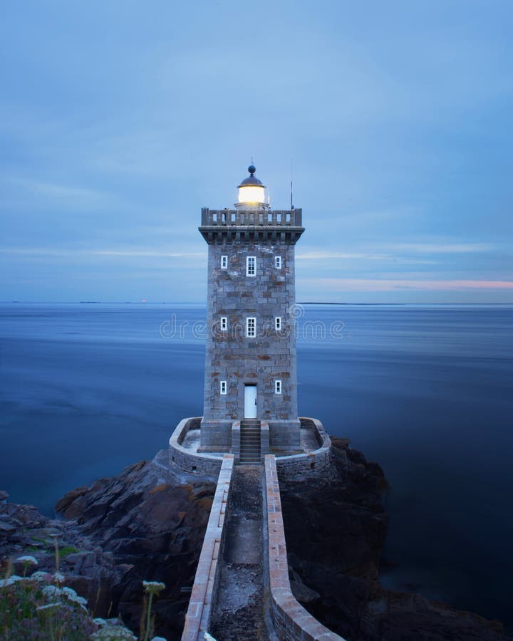 French lighthouse stock photo. Image of coast, guide - 26824552