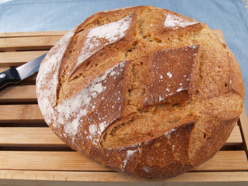 French Loaf `pain De Campagne` Stock Image - Image of white, french ...