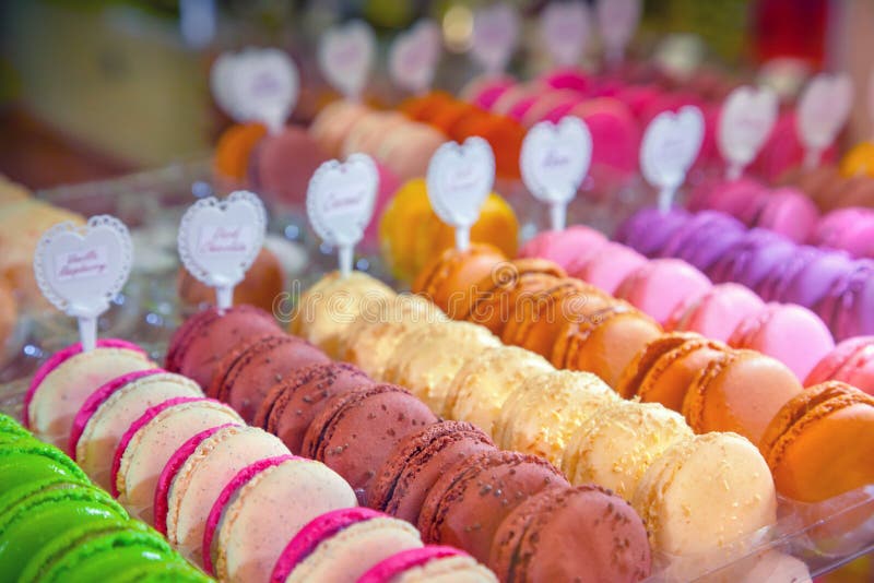 French macarons for sale stock photo. Image of gastronomy - 269131450
