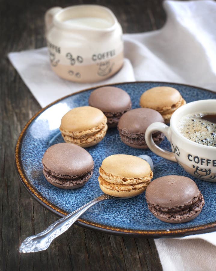 French macaroons. stock image. Image of macaroons, bakery - 38384991