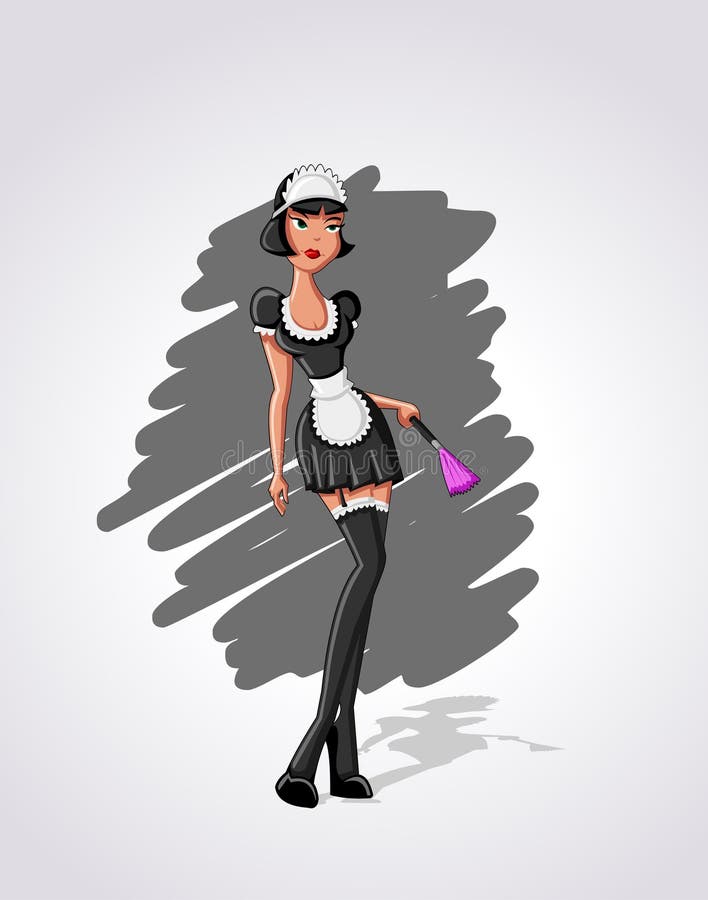 French maid stock vector. Illustration of cleaning, maid - 22617500