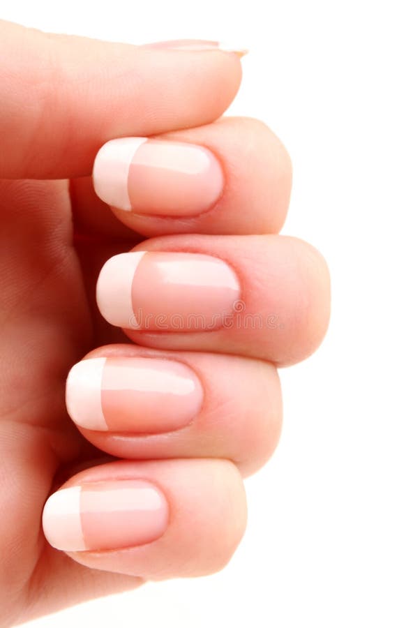French manicure stock photo. Image of beauty, feminine - 2424970