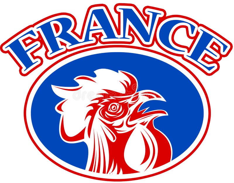 French Mascot Rooster France Stock Illustration - Illustration of ball ...