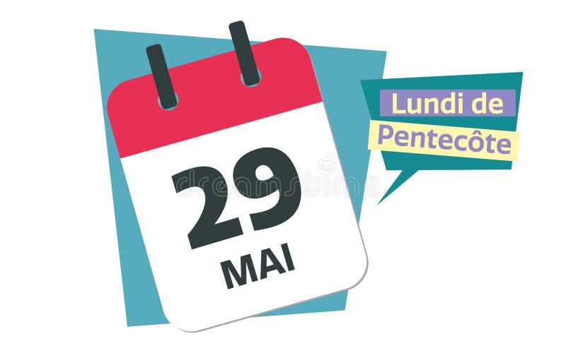 French 2023 29 May Calendar Stock Vector - Illustration of event ...
