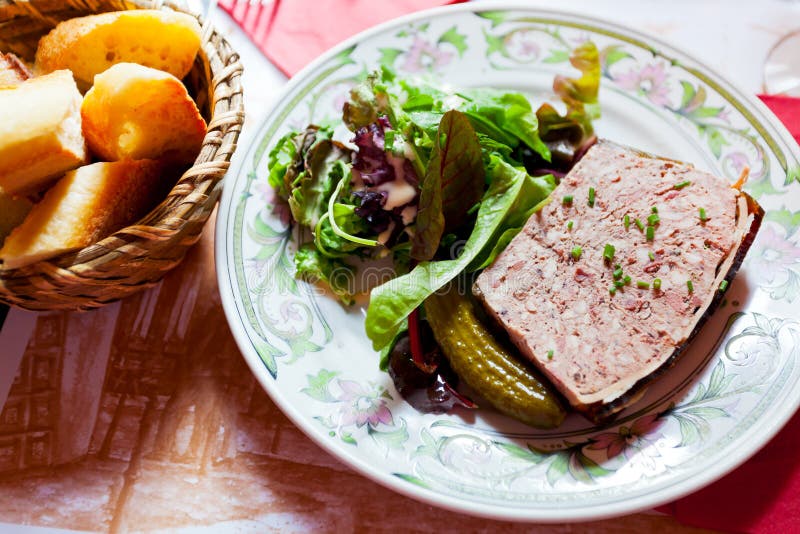 French meat pate stock image. Image of cooked, inteior - 30371431
