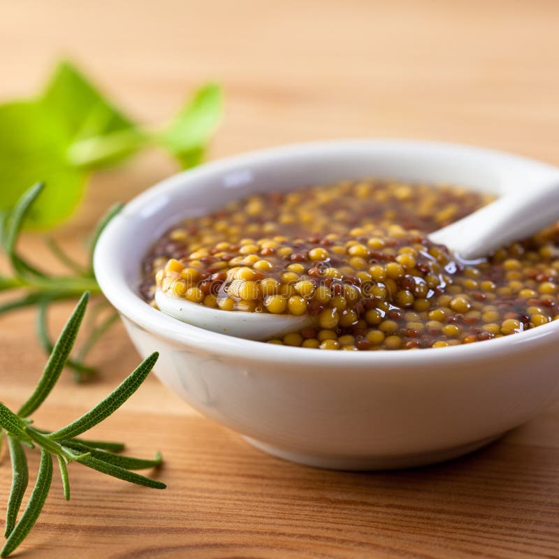 French Mustard stock photo. Image of macro, mustard, spoon - 16168064