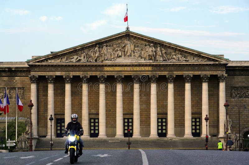 French National Parliament. Stock Photo - Image of paris, tourism: 5491482