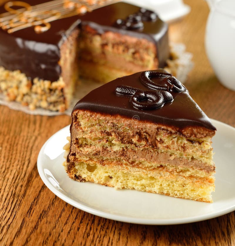 French opera cake stock image. Image of dessert, baking - 28650895