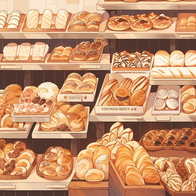 French Pastry Shop. AI Generated Stock Photo - Image of tasty ...