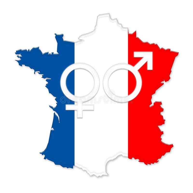 French people symbols stock illustration. Illustration of national ...