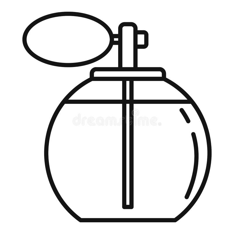 French Perfume Bottle Icon, Outline Style Stock Vector - Illustration ...