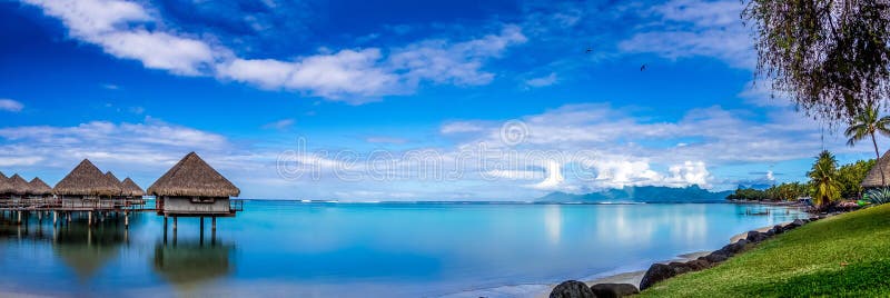 French Polynesia stock image. Image of vista, blue, travel - 74456981