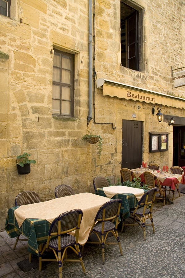 French restaurant stock photo. Image of construction - 35625324