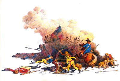 French Revolution stock illustration. Illustration of watercolor - 9539261