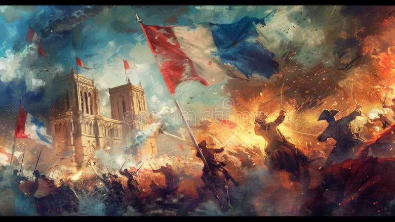 French Revolution Battle stock image. Image of soldiers - 335059603