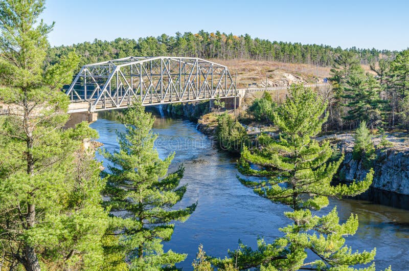 French river stock image. Image of fall, provincial - 206089189