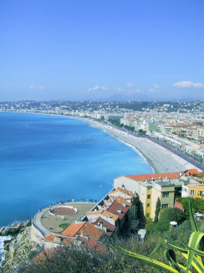 French Riviera, Nice. stock image. Image of coast, tourism - 564275