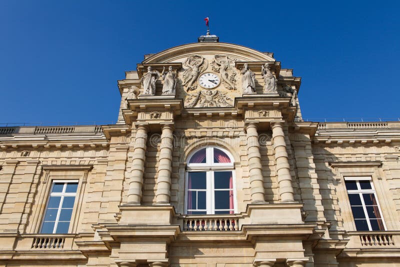 French Senate in Paris stock photo. Image of column, paris - 19048108
