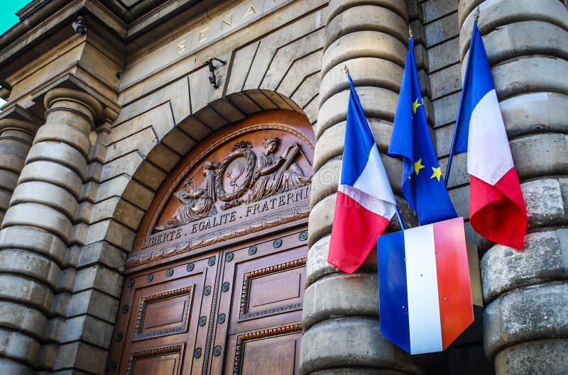 French Senate, Paris stock photo. Image of historic, building - 28891362