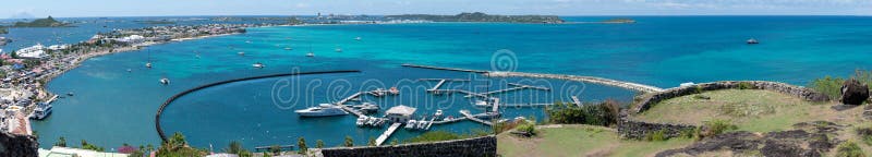 The French Side of the Island of St Martin in the Caribbean Editorial ...