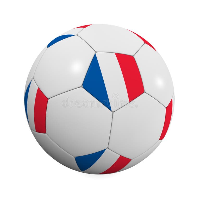 French Soccer Ball stock illustration. Illustration of football - 4864569