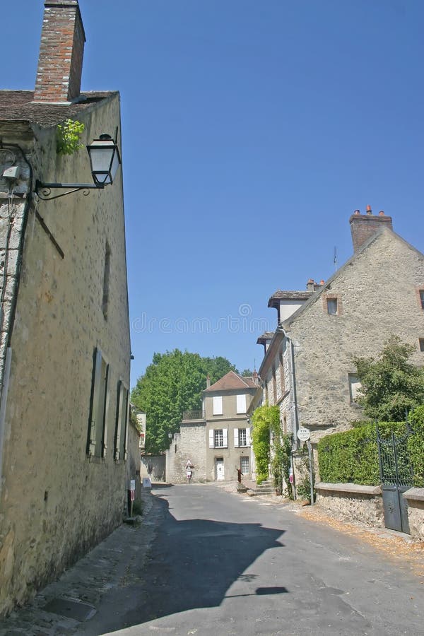 French street and houses stock photo. Image of building - 1049964