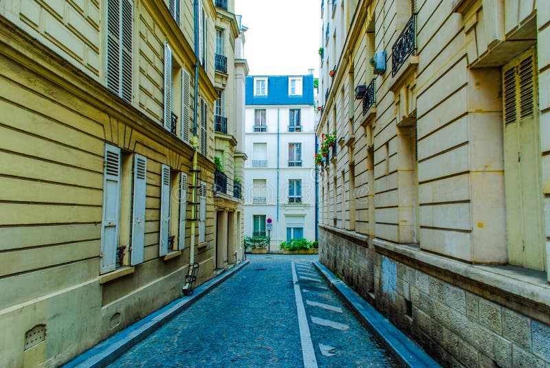 French street in Paris stock photo. Image of expensive - 46095352