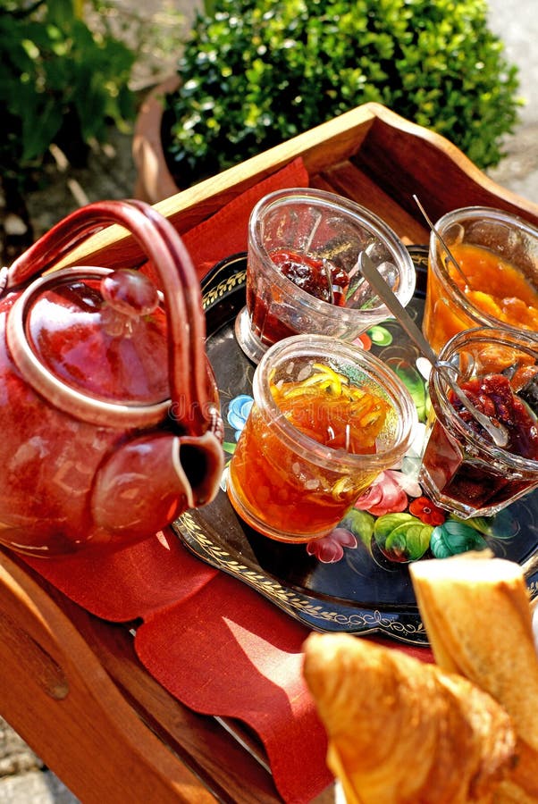 French summer breakfast stock photo. Image of glass, delicacy - 3432386