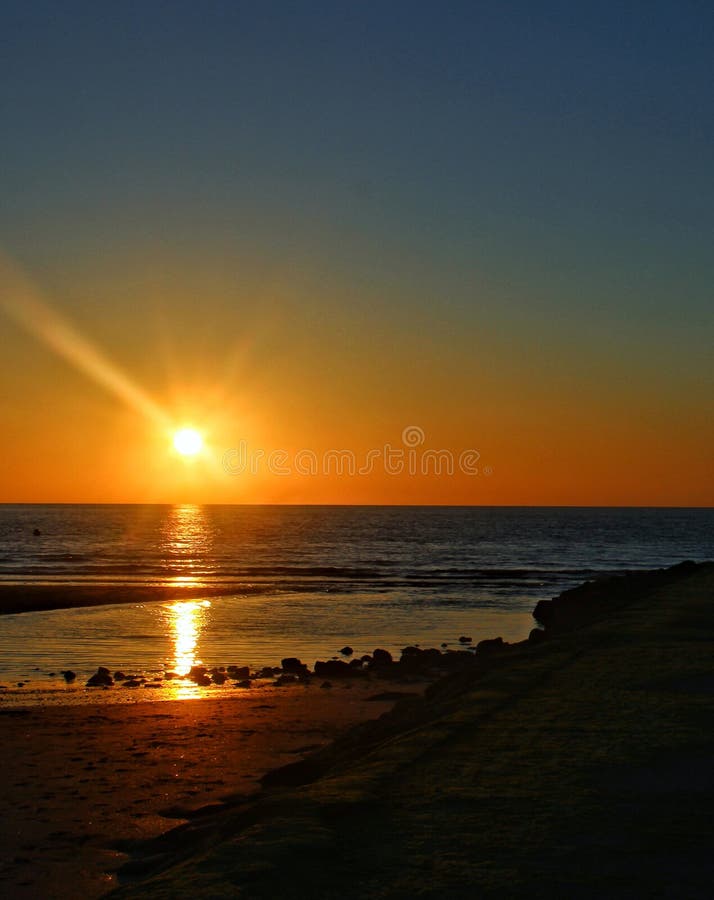 French sunset deauville stock image. Image of deauville - 222523449