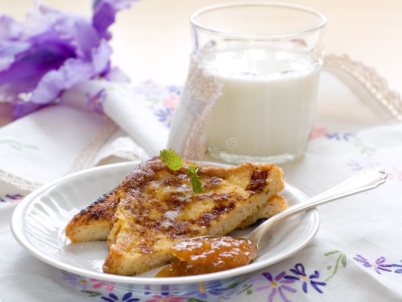 French toast stock image. Image of easter, fried, ready - 18333849