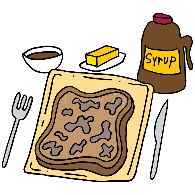 French toast breakfast stock vector. Illustration of clipart - 70046576