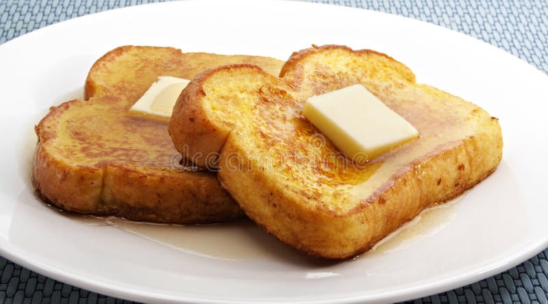 French toast with butter stock photo. Image of sauce, sugar - 5095366