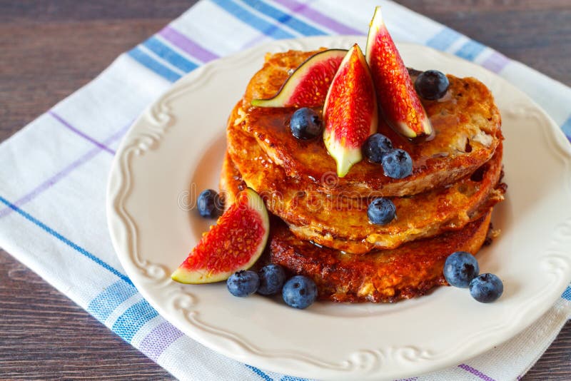 French toast stock image. Image of slice, coffee, raspberry - 33323287