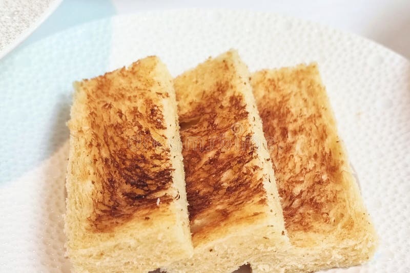 French Toast on Plate on Table Stock Photo - Image of lunch, croque ...