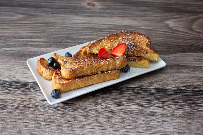 French toast plate stock photo. Image of restaurant - 280273666