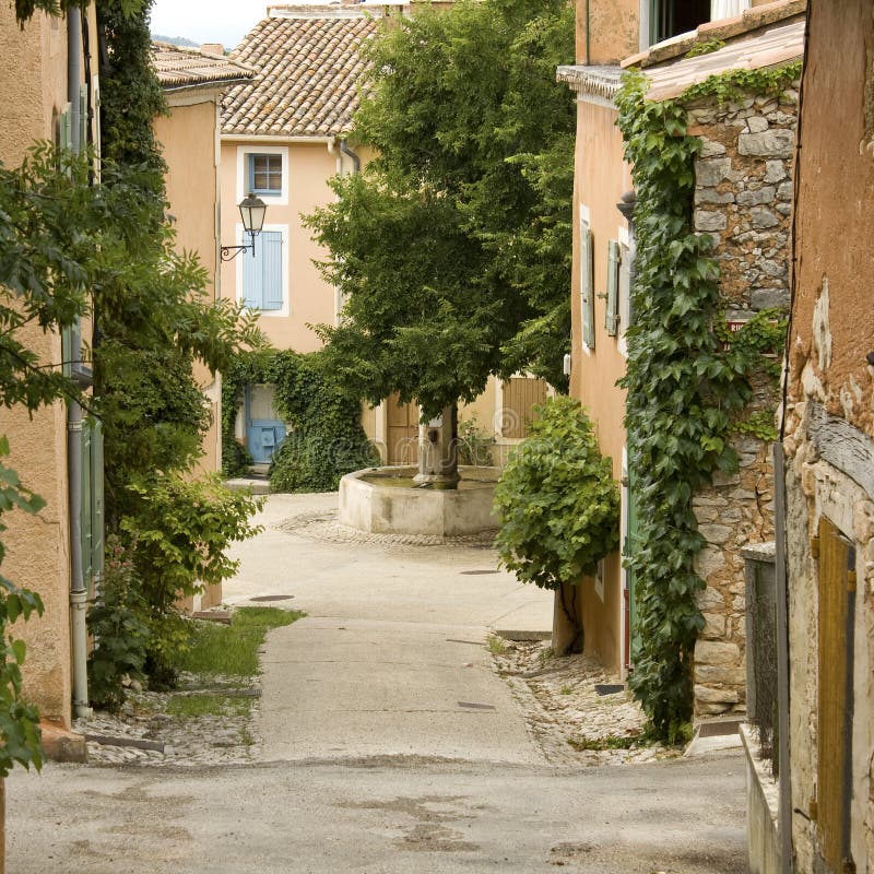 French Village, Cottage in Provence Stock Image - Image of summer ...