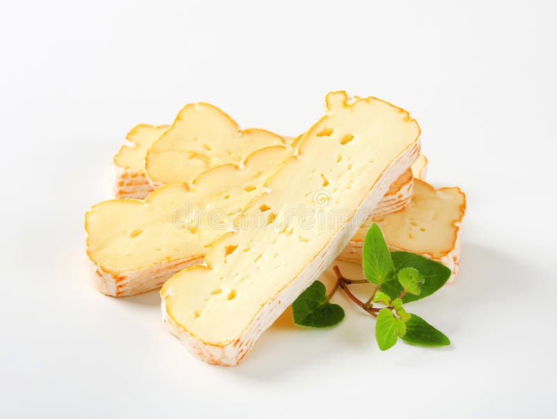 French washed rind cheese stock photo. Image of appetizer - 56805670